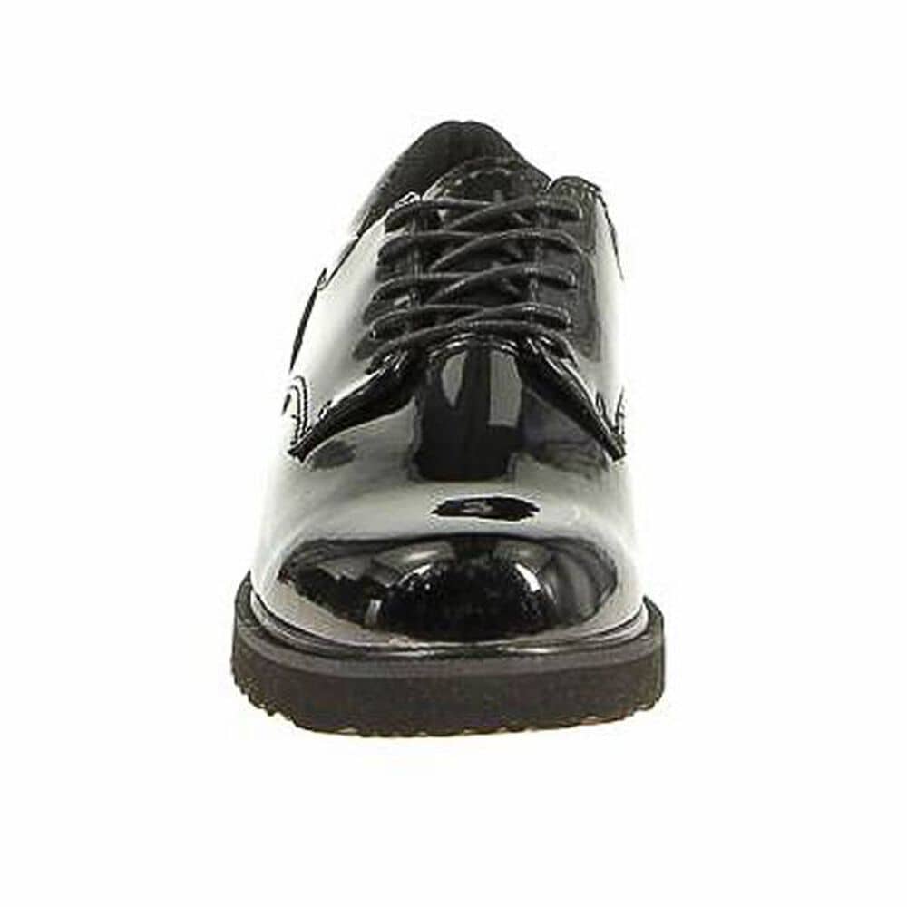 Bates High Gloss Women's Duty Oxfords Shoes Black