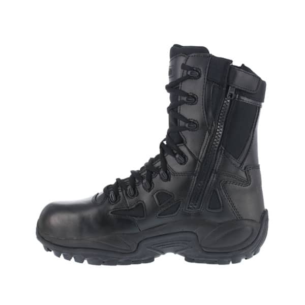 Reebok Stealth Composite Toe Side Zip Boots Black