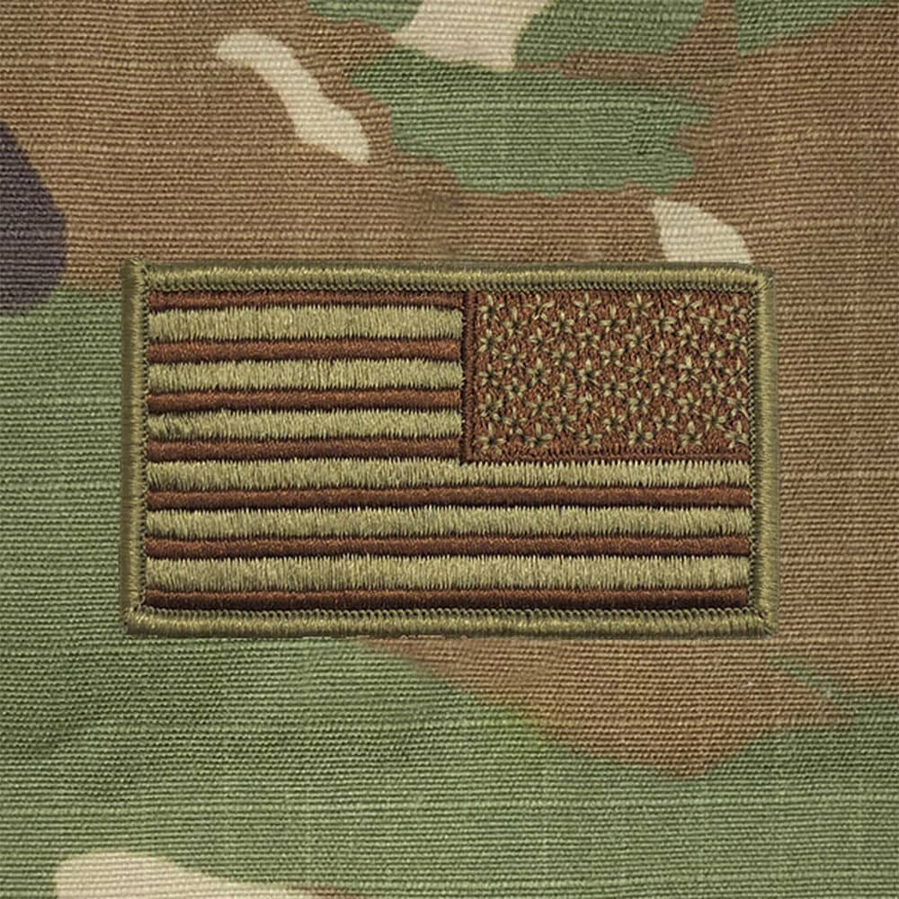 American Flag Patch - Reversed, OCP